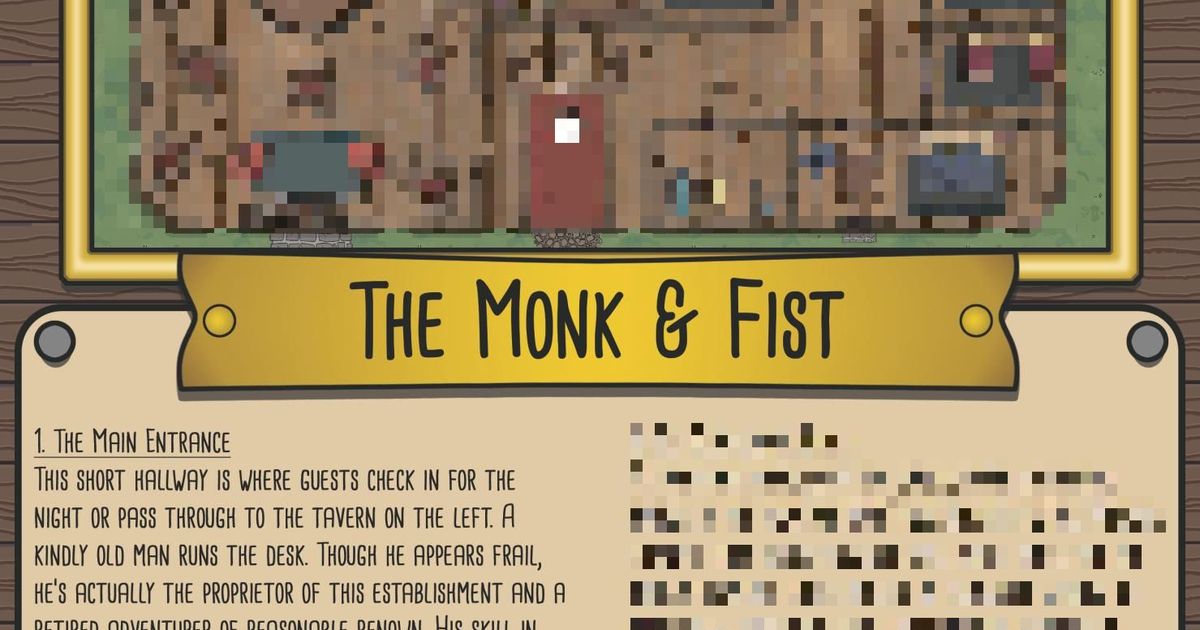 The Monk & Fist | RPG Item | RPGGeek