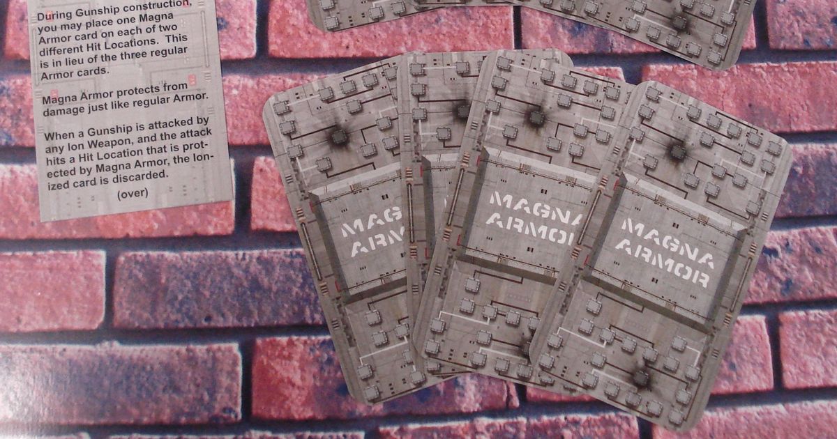 Gunship: First Strike! – Magna Armor | Board Game | BoardGameGeek