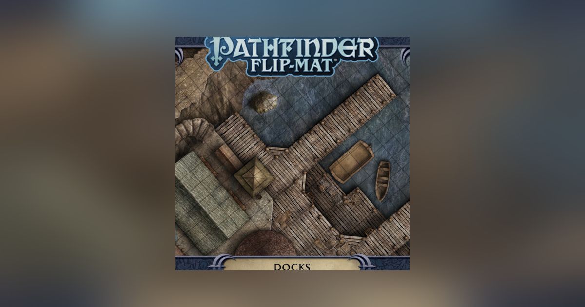 Pathfinder Flip-Mat: Docks | RPG Item | BoardGameGeek