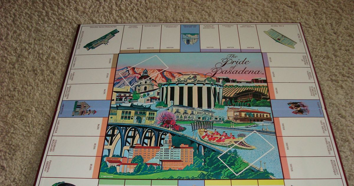 The Pride of Pasadena | Board Game | BoardGameGeek