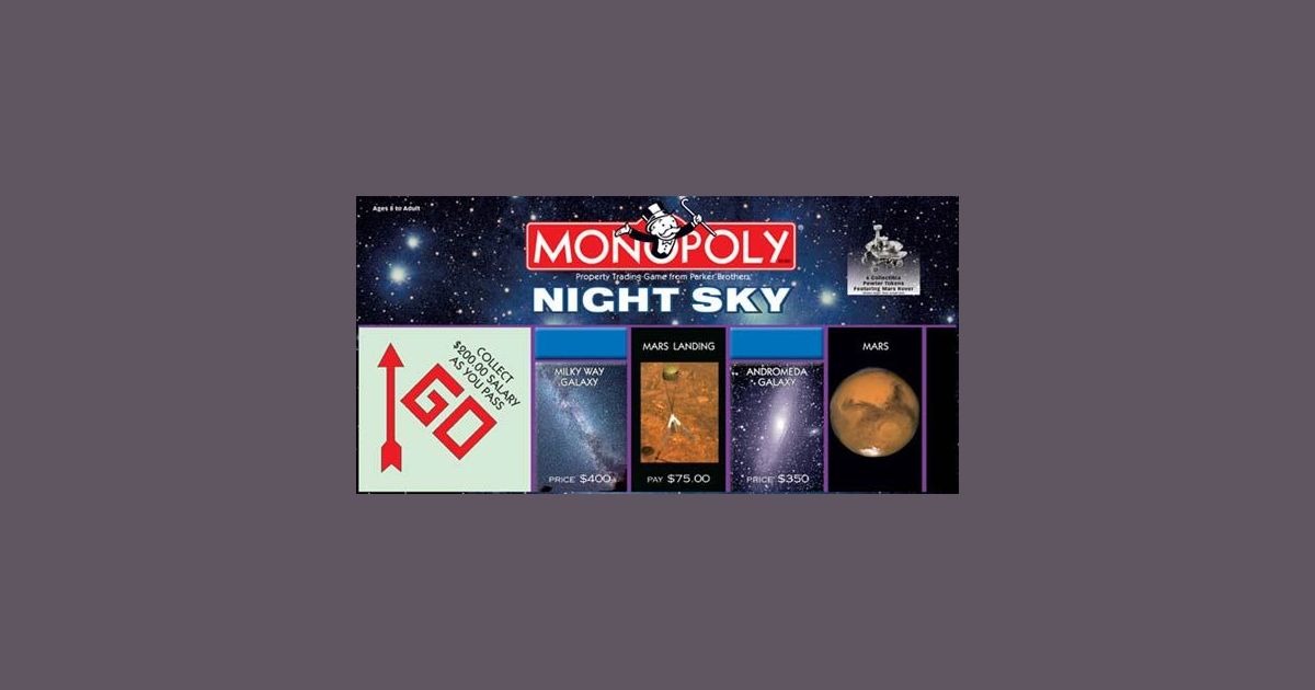 Monopoly: Night Sky | Board Game | BoardGameGeek