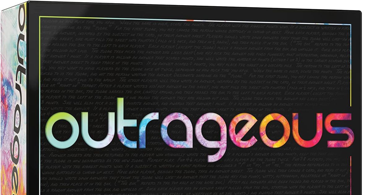 Outrageous | Board Game | BoardGameGeek