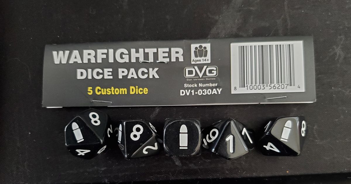 Warfighter: Dice Pack | Board Game Accessory | BoardGameGeek