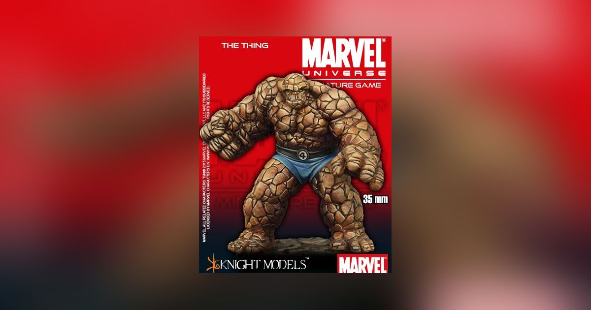 Marvel Universe Miniature Game: Thing | Board Game | BoardGameGeek