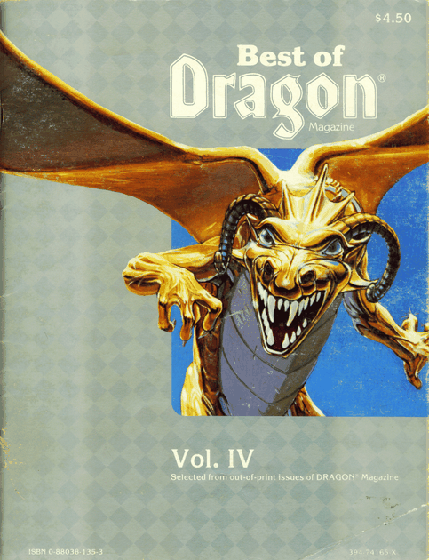 Best of Dragon Magazine Vol. IV | Issue | RPGGeek