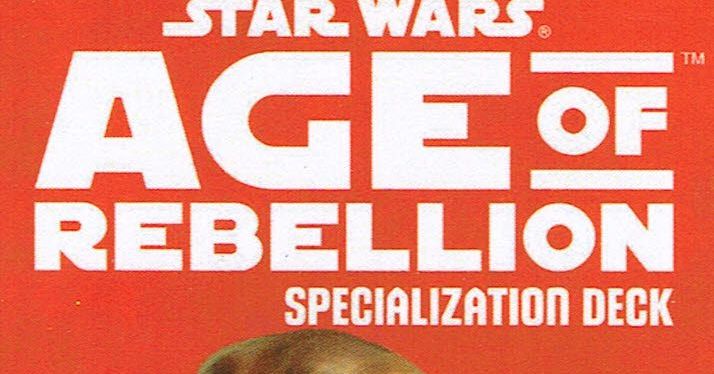 Age of Rebellion Specialization Deck: Ace Rigger | RPG Item | BoardGameGeek