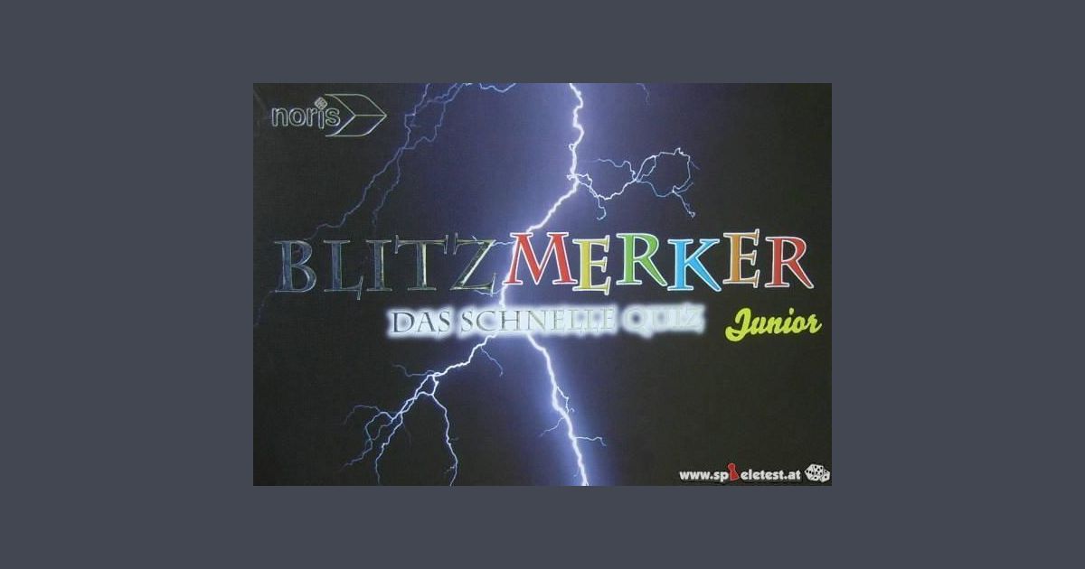 Blitzmerker Junior | Board Game | BoardGameGeek