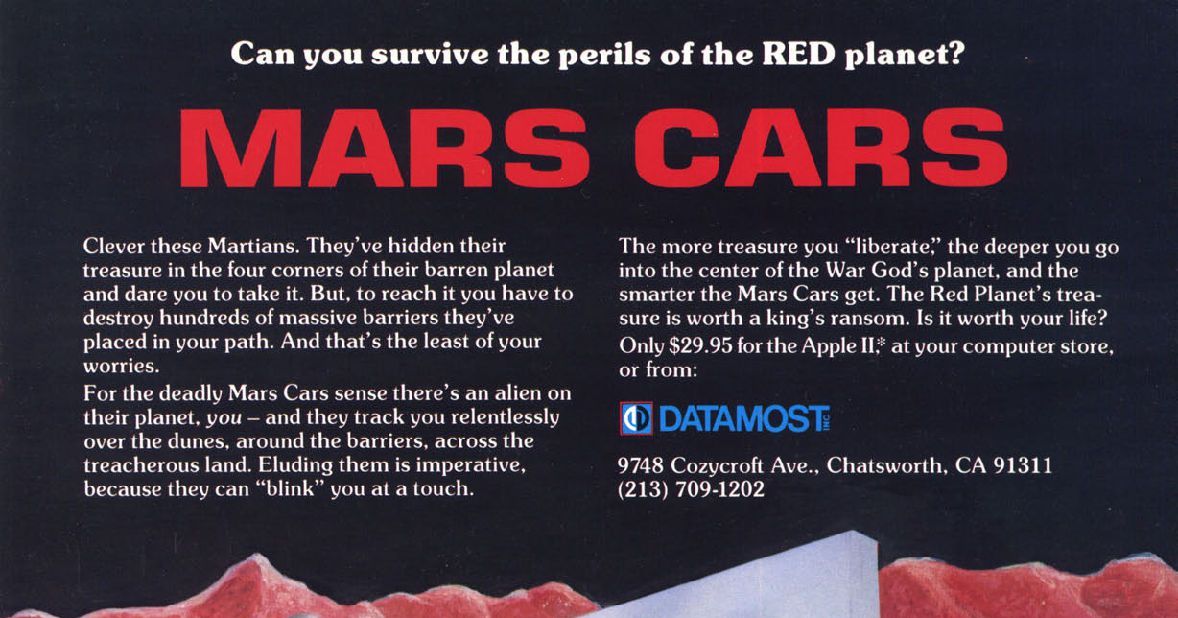 Mars Cars | Video Game | VideoGameGeek