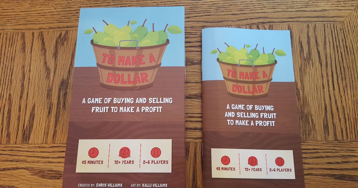 To Make a Dollar | Board Game | BoardGameGeek