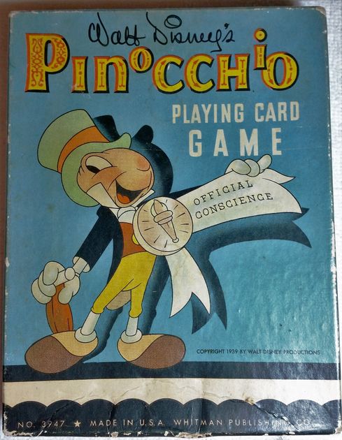 Walt Disney's Pinocchio Playing Card Game | Board Game | BoardGameGeek