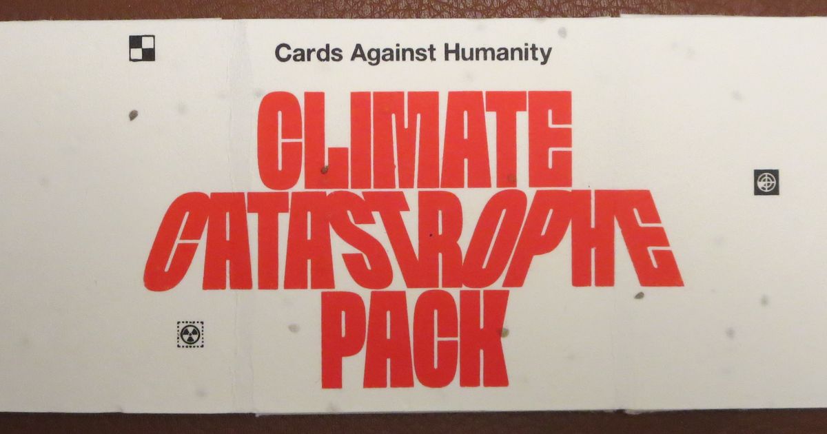 Cards Against Humanity: Climate Catastrophe Pack | Board Game ...