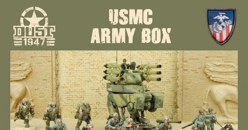 Dust 1947: USMC Army Box | Board Game | BoardGameGeek