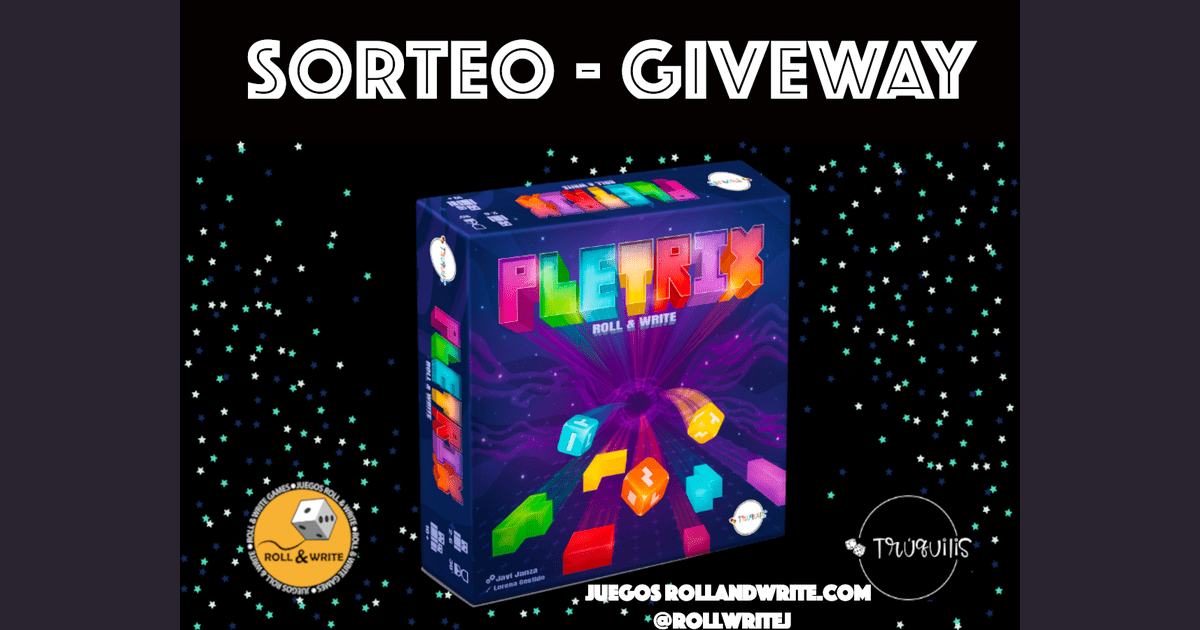Giveaway Pletrix Juegos Roll Write