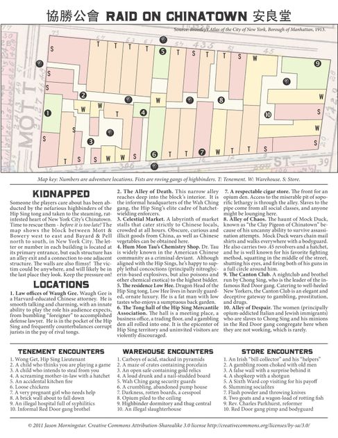 Raid on Chinatown by Jason Morningstar | Raid on Chinatown