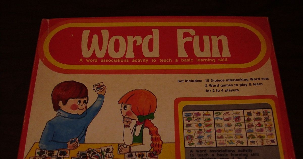 Word Fun | Board Game | BoardGameGeek