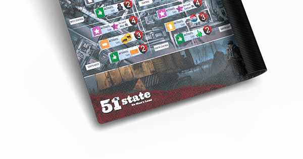 51st State: Master Set – No Man's Land Area Playmat | Board Game ...