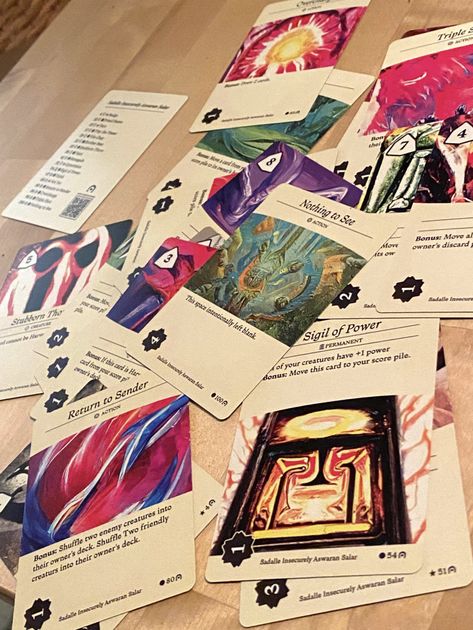 Games where each player has a random deck