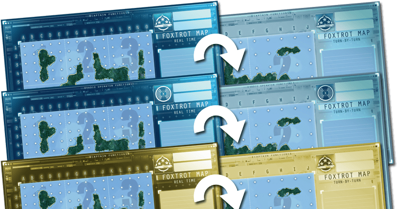 Captain Sonar: Foxtrot Map | Board Game | BoardGameGeek