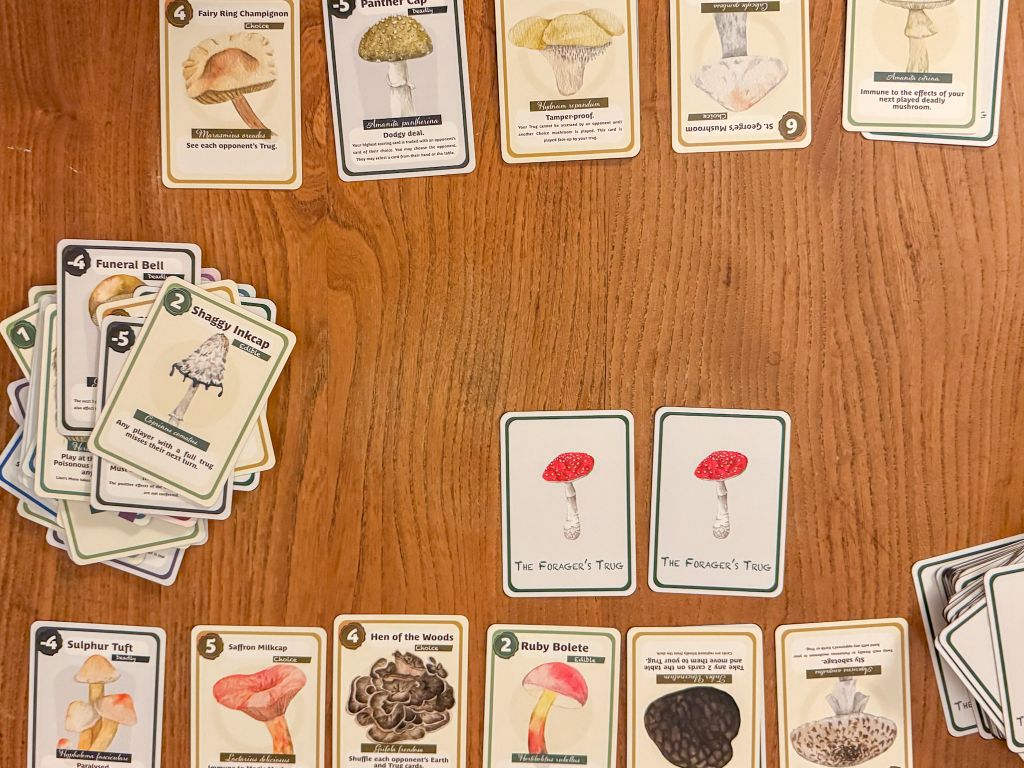 The Forager's Trug - A Mushroom Strategy Game | Crowdfunding: Kickstarter