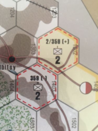 Units printed on the map | Demyansk Shield: the Frozen Fortress ...