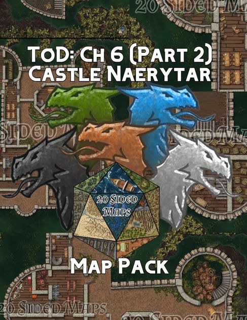 TOD Map Pack Ch 6: Castle Naerytar Part 2 | RPG Item | RPGGeek