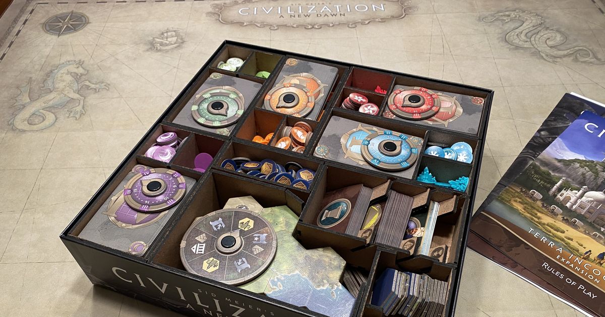 Civilization: A New Dawn + Terra Incognita – GGG Insert/Organizer ...