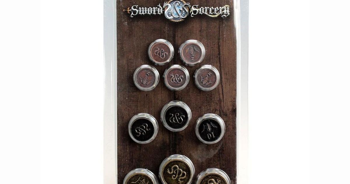 Sword & Sorcery: Metal Coins | Board Game Accessory | BoardGameGeek