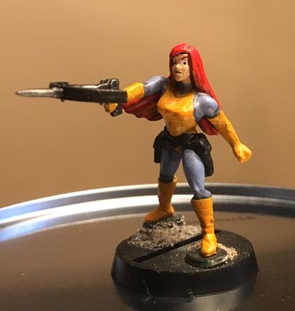 Custom GI Joe 28mm: Scarlett | Miniature Games Construction Yard ...