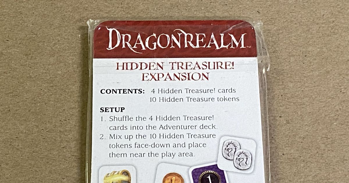 Dragonrealm: Hidden Treasure! Expansion | Board Game | BoardGameGeek