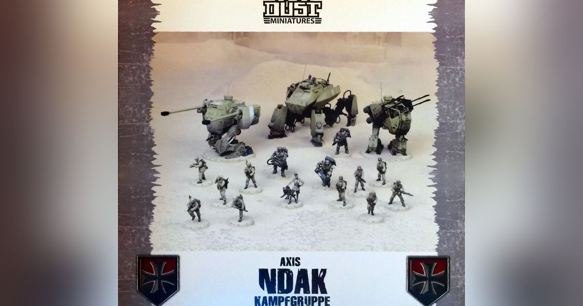 Dust Tactics: Axis NDAK Kampfgruppe | Board Game | BoardGameGeek