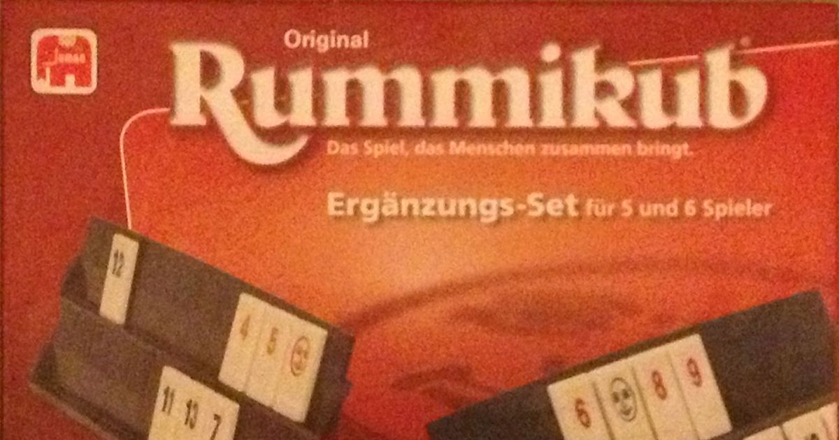 Original Rummikub Ergänzungs-Set für 5 und 6 Spieler | Board Game ...