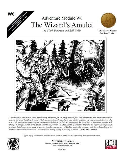 W0: The Wizard's Amulet | RPG Item | RPGGeek