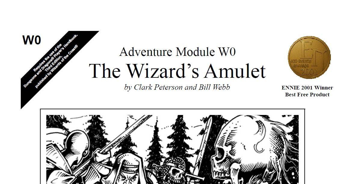 W0: The Wizard's Amulet | RPG Item | BoardGameGeek