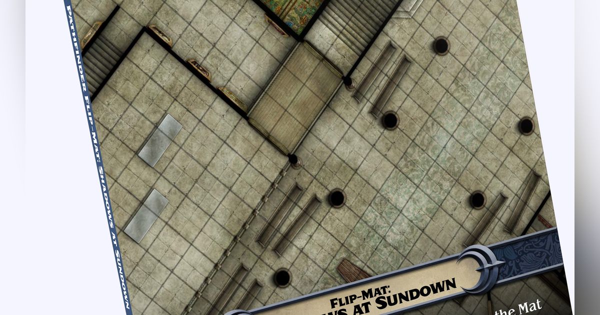 Pathfinder Flip-Mat: Shadows at Sundown | RPG Item | BoardGameGeek