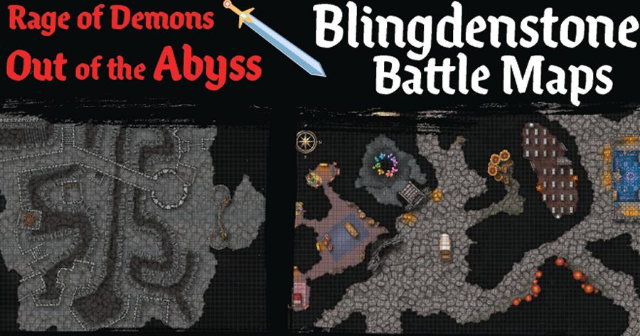 Out of the Abyss Battle Map: Blingdenstone Volume 1 | RPG Item | RPGGeek