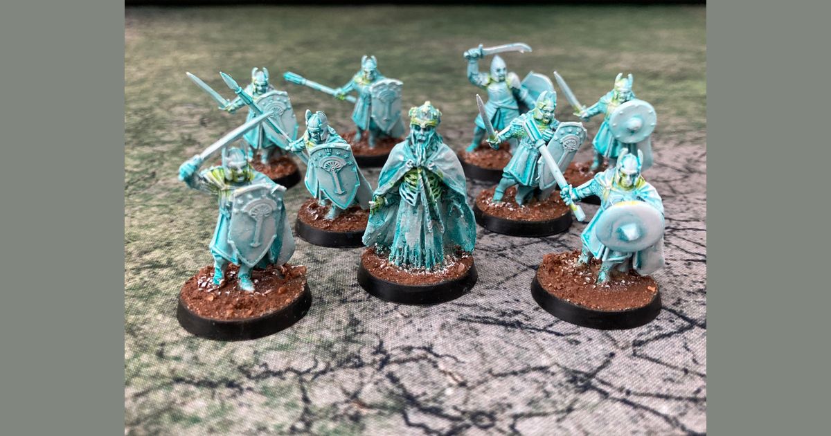 The Dead of Dunharrow ... | Miniature Games Construction Yard ...