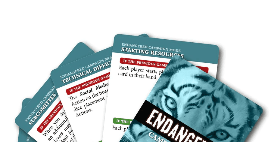 Endangered: Campaign Cards | Board Game | BoardGameGeek