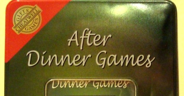 After Dinner Games | Board Game | BoardGameGeek