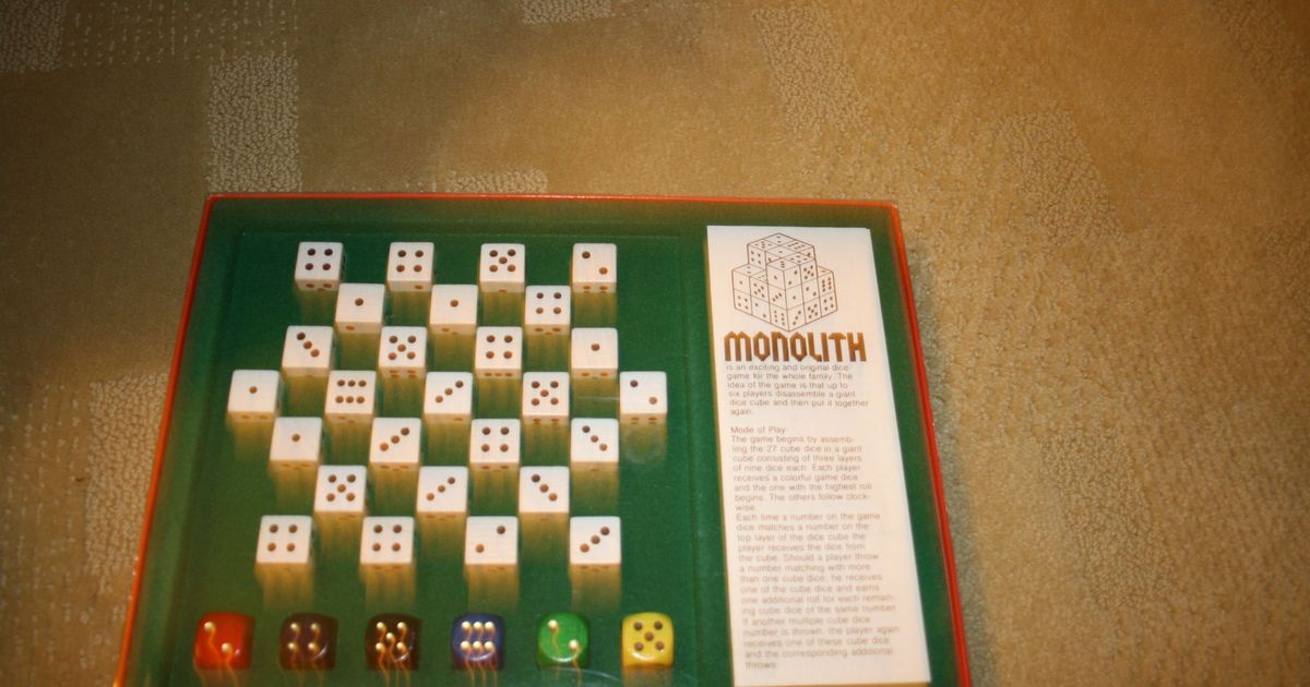 Monolith | Board Game | BoardGameGeek