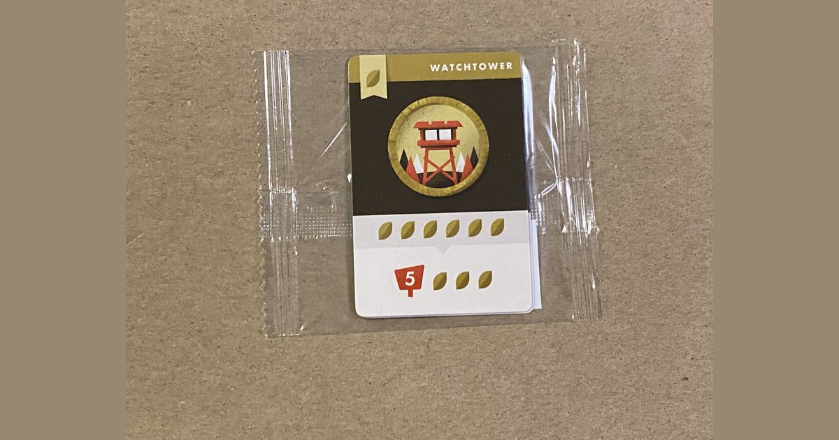 TRAILS: Watchtower Badge Promo Cards | Board Game | BoardGameGeek