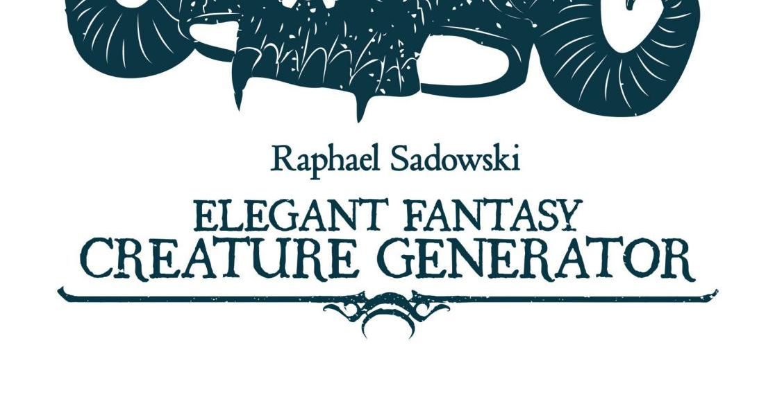 Elegant Fantasy: Creature Generator | RPG Item | RPGGeek