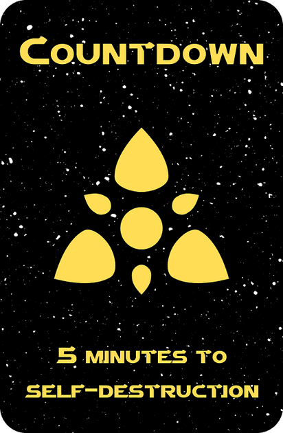 Countdown: 5 Minutes to Self-Destruction rules in French | Countdown: 5 ...