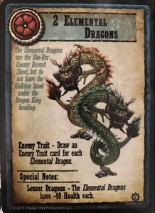Shadows of Brimstone: 2 Elemental Dragons Promo Card | Board Game ...