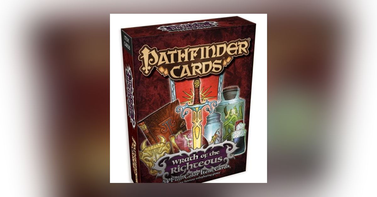 Pathfinder Item Cards: Wrath of the Righteous Adventure Path | RPG Item ...
