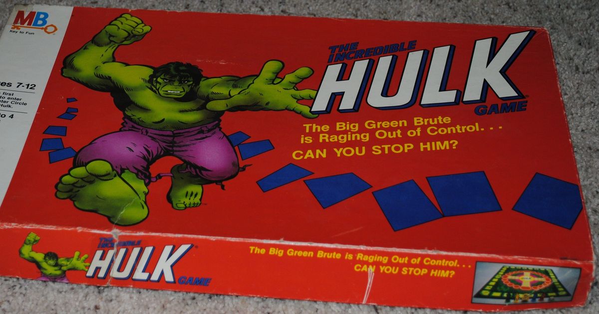 The Incredible Hulk Game | Board Game | BoardGameGeek
