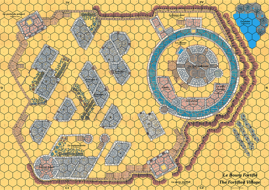 Cry Havoc: The Fortified Village | Board Game Accessory | BoardGameGeek