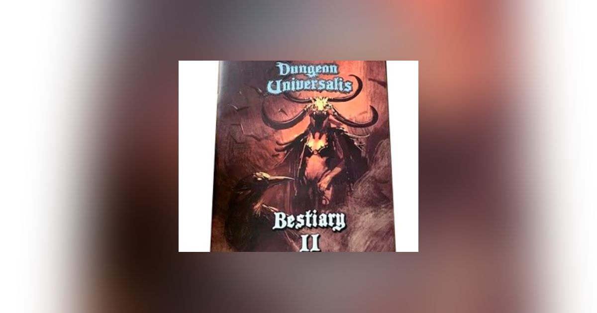 Dungeon Universalis: Bestiary II | Board Game | BoardGameGeek