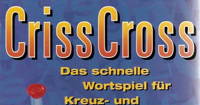 Criss Cross | Board Game | BoardGameGeek
