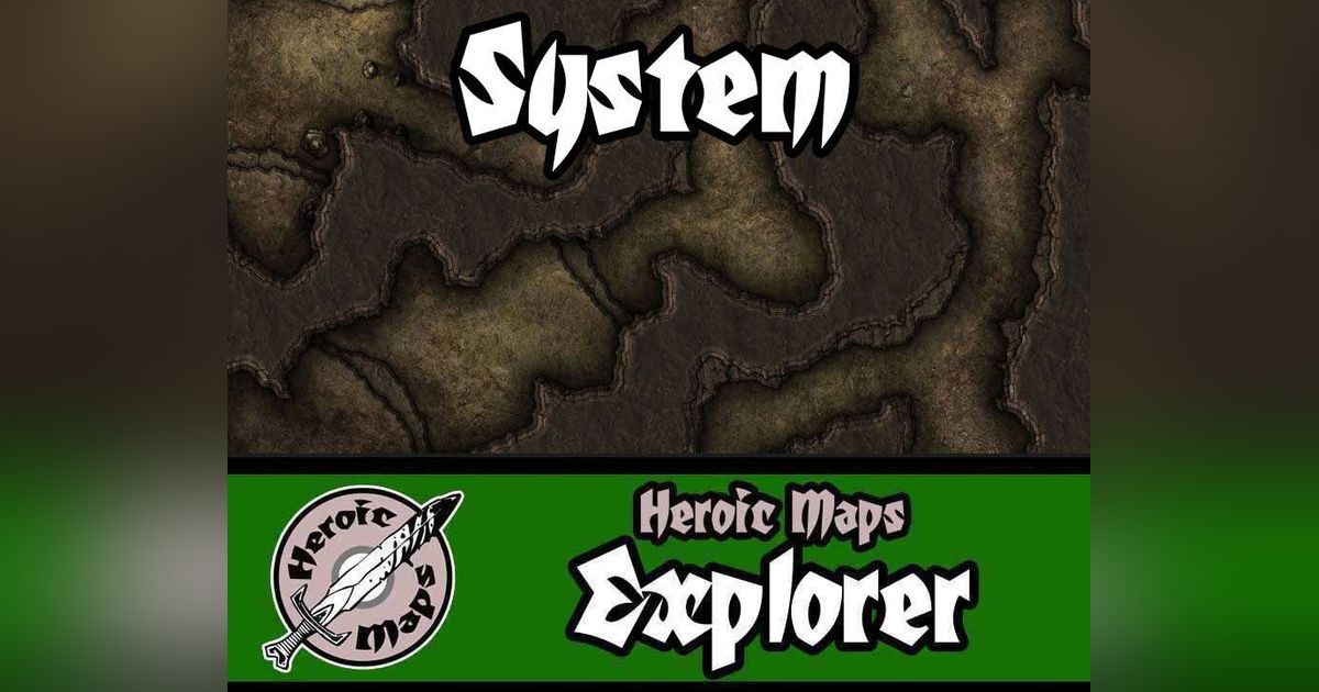 Heroic Maps Explorer: Cave System | RPG Item | RPGGeek