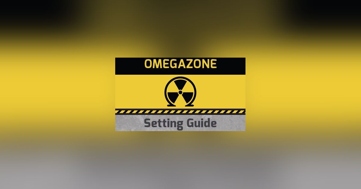 OmegaZone Setting Guide | RPG Item | RPGGeek